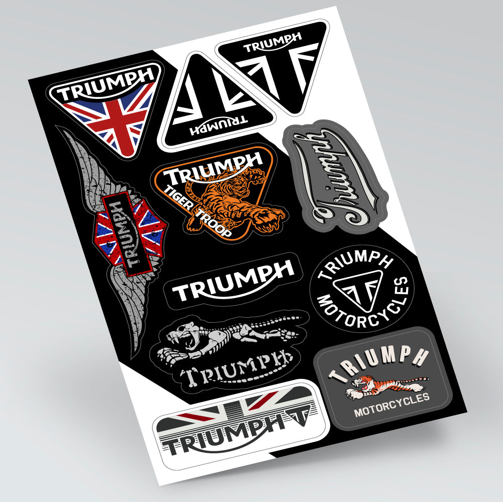 TRIUMPH sticker pack 2 – Dress 2 Drive