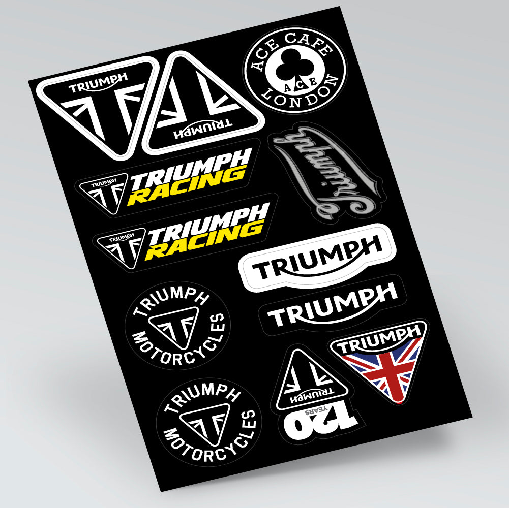 TRIUMPH sticker pack 1 – Dress 2 Drive